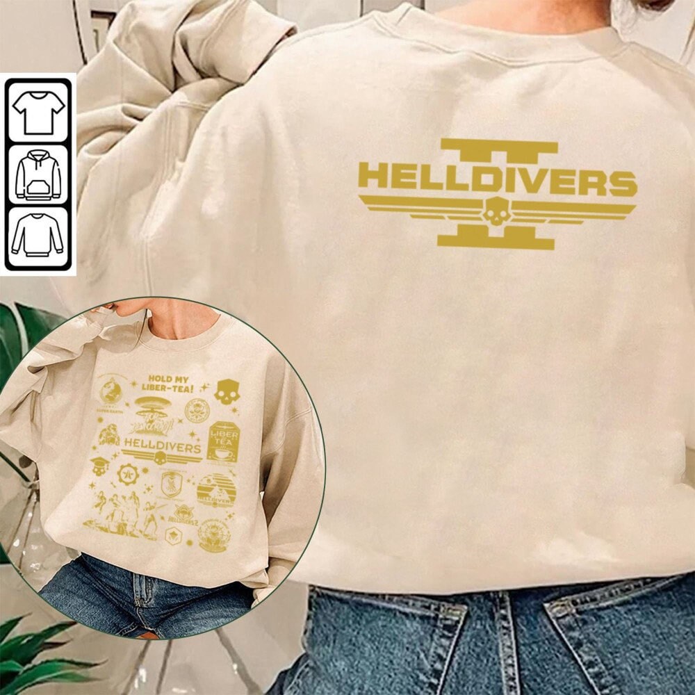 Helldivers Checklist Shirt, Retro Helldivers 2 T-shirt, Helldivers 2 Game Disintegrating ...