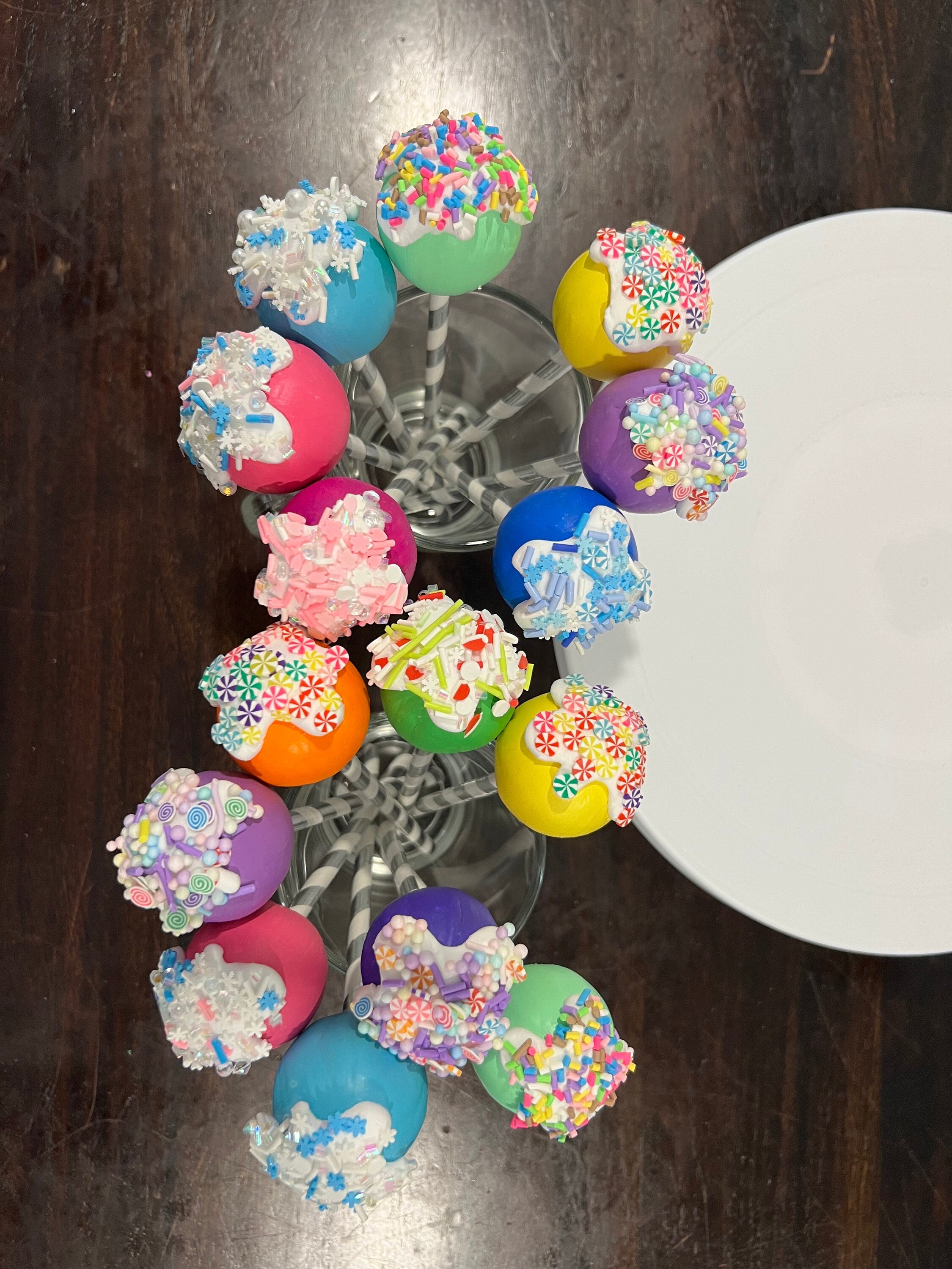 Faux Cake Pops for Display Realistic and Whimsical Fake Cake Pops - Etsy