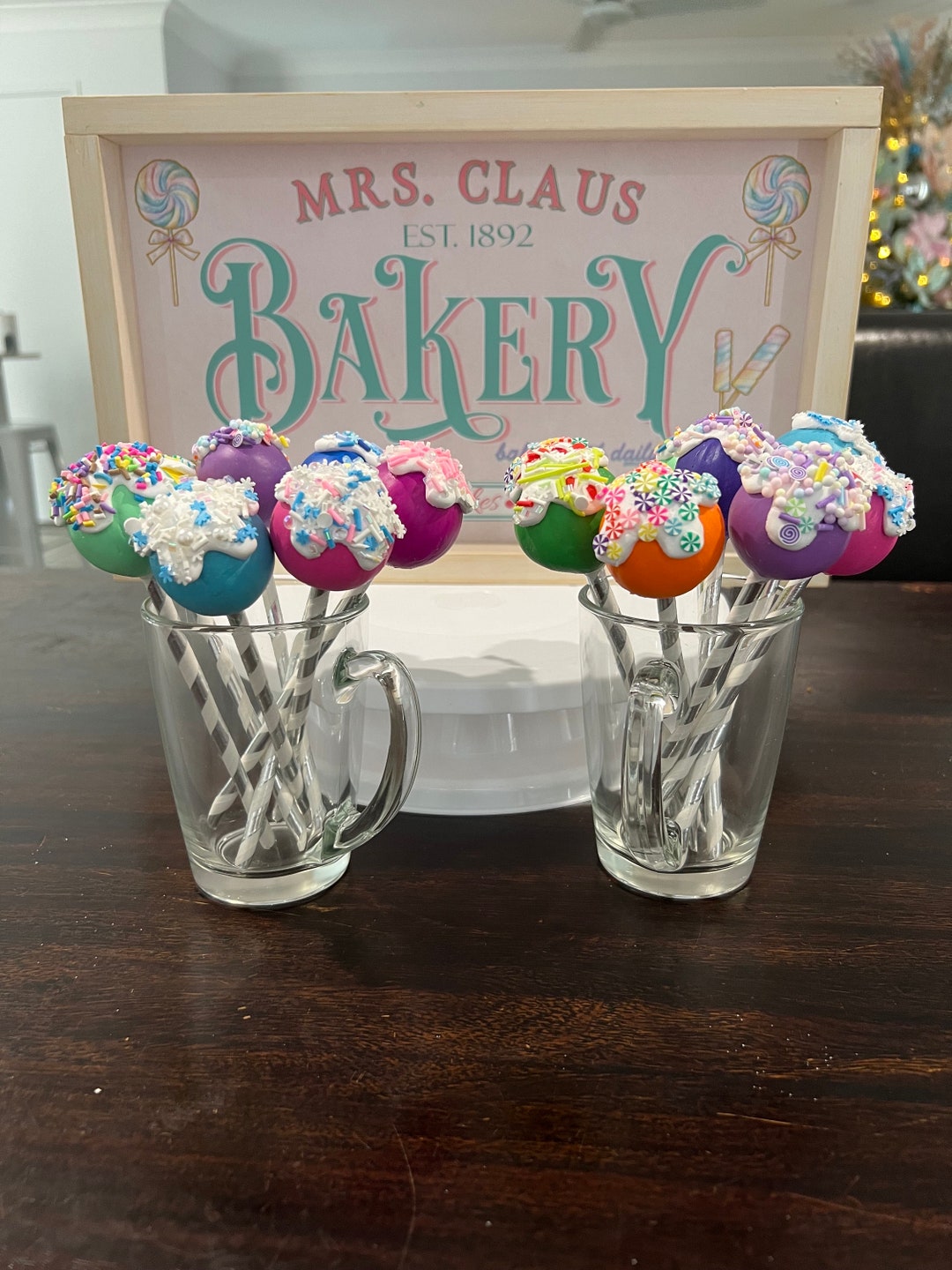 Faux Cake Pops for Display Realistic and Whimsical Fake Cake Pops - Etsy