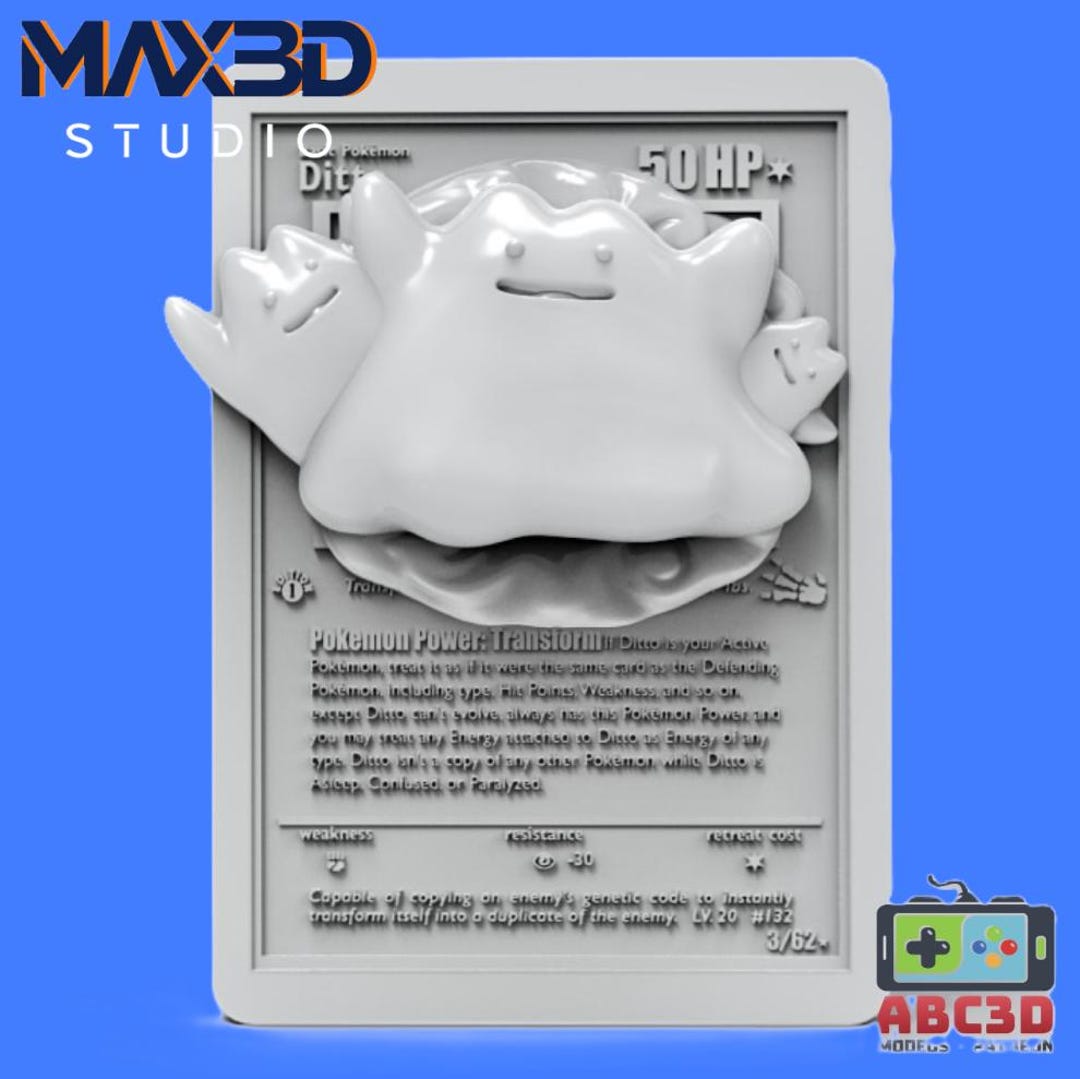 Ditto Pokemon Card - Etsy