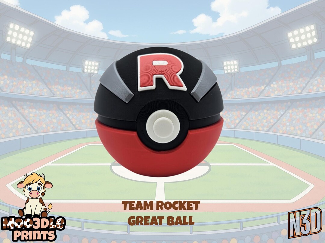 Pokéball Team Rocket Great Ball - Etsy