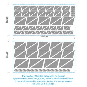 Modern Triangles Car Vinyl Stickers, DIY Auto Tuning, JDM Car ...