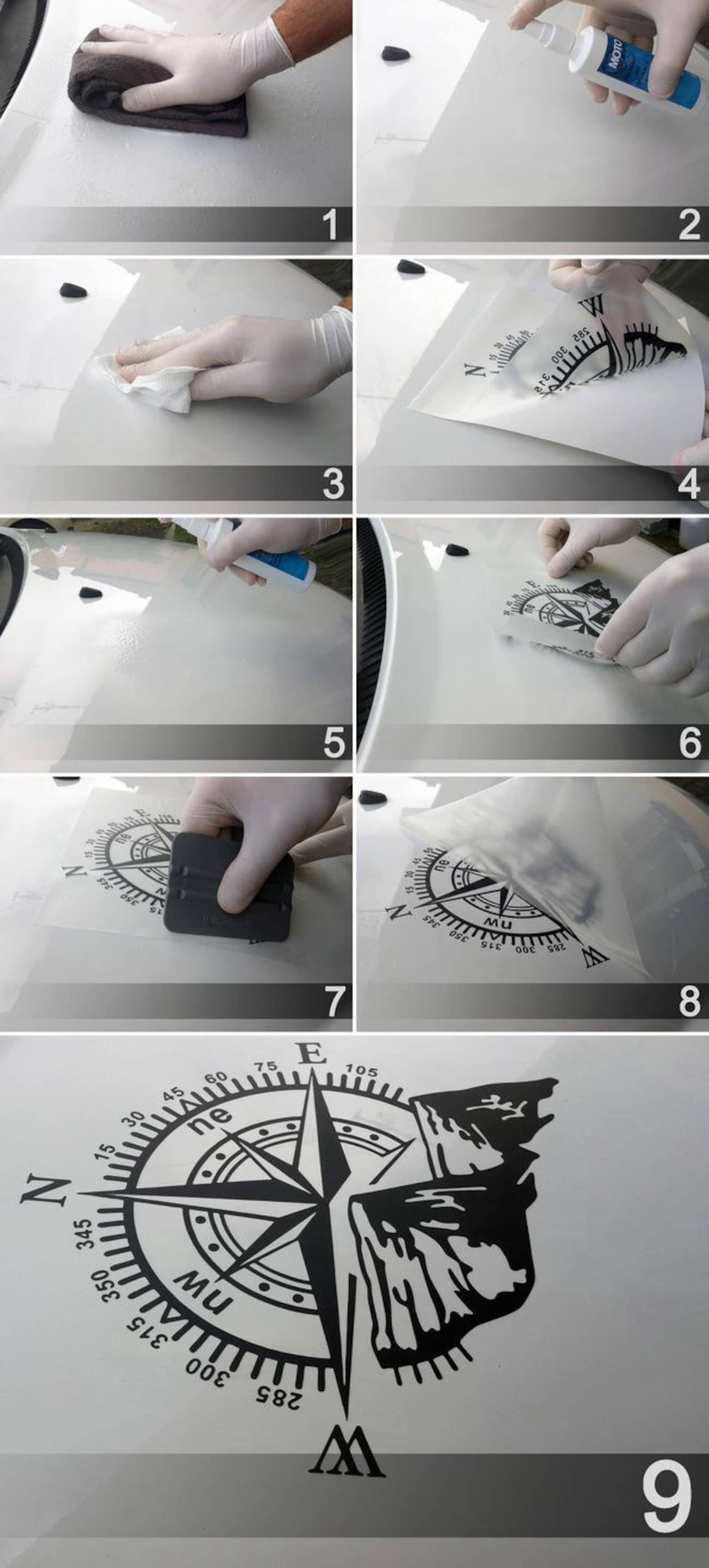 Custom Car Body Decals, Waterproof DIY Car Stickers, Removable Vinyl ...