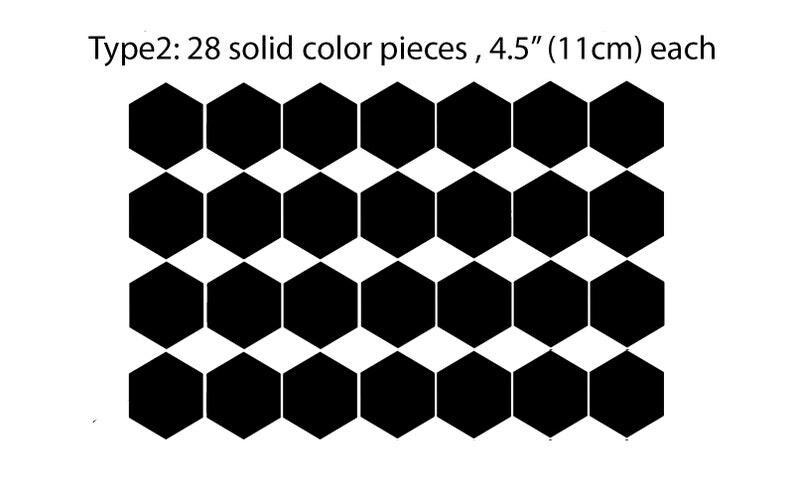 Hexagon Car Side Decals, JDM Honeycomb Car Stickers, Removable Vinyl ...