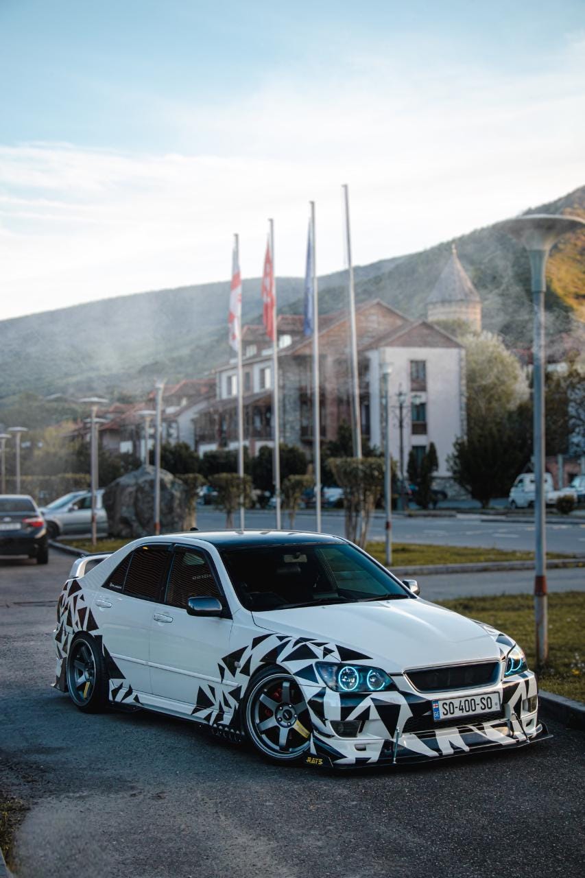 Triangle Car Sticker, Triangles JDM Car Graphics, DIY Car Decals, Custom Vinyl Car Wrap ...