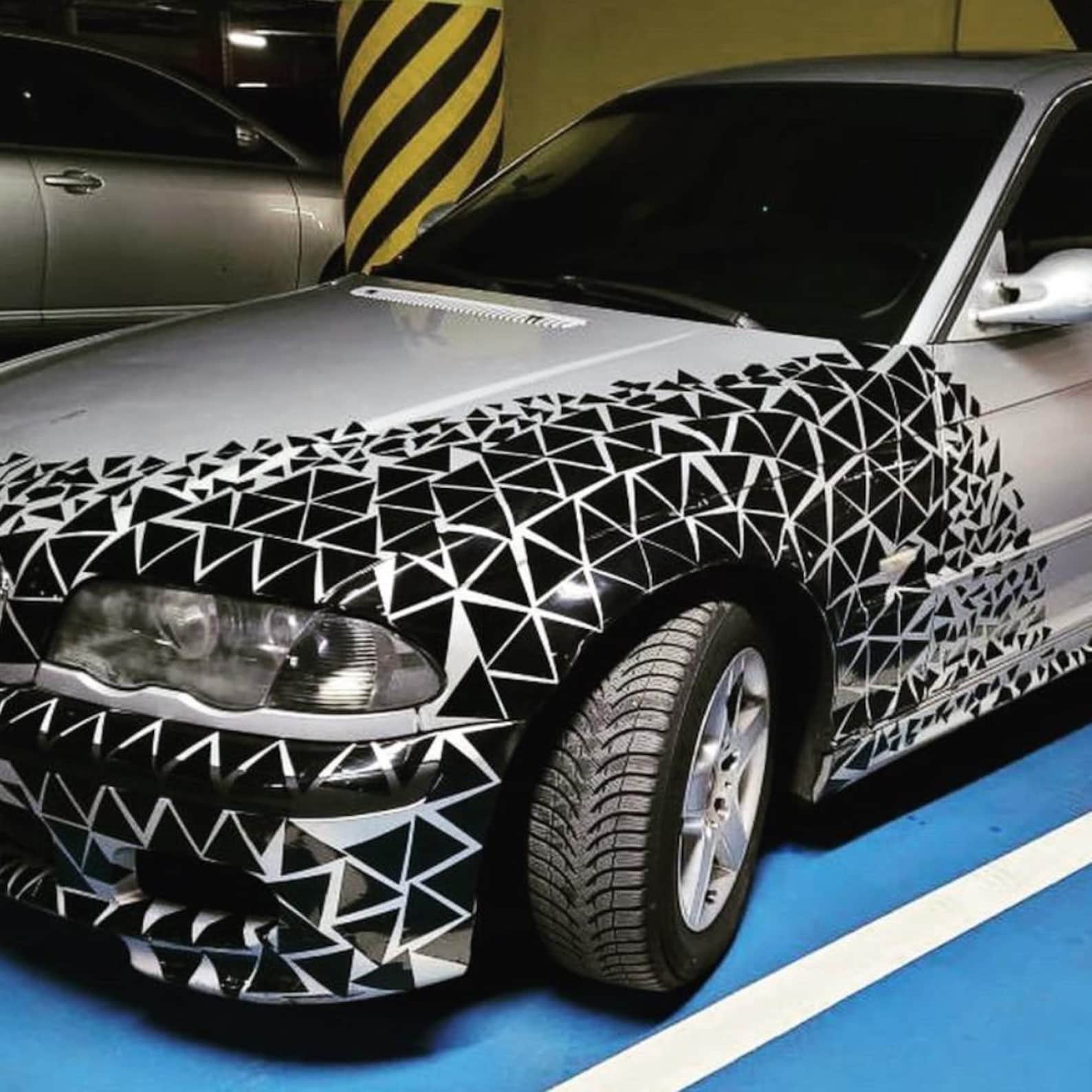 Triangle Car Sticker, Triangles JDM Car Graphics, DIY Car Decals ...