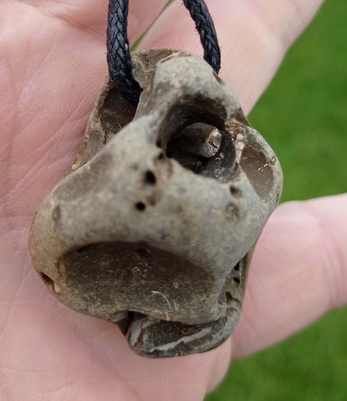 Irish Hag Stone From Donegal , With Cord for Hanging - Etsy