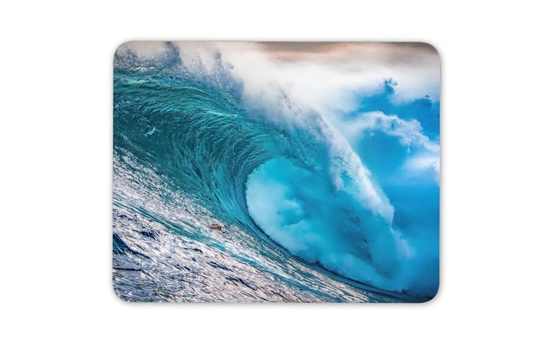 Ocean Waves Mouse Pad - Etsy