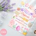 Pastel Candyland Birthday Invitation - Etsy