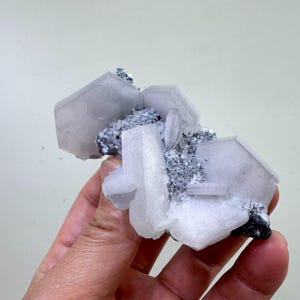 White Fluorescent Calcite Specimen From Longyan, Fujian, China, White ...