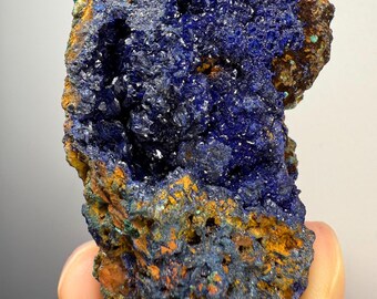 Natural Blue Azurite Malachite Specimen, Vibrant Blue Azurite From ...