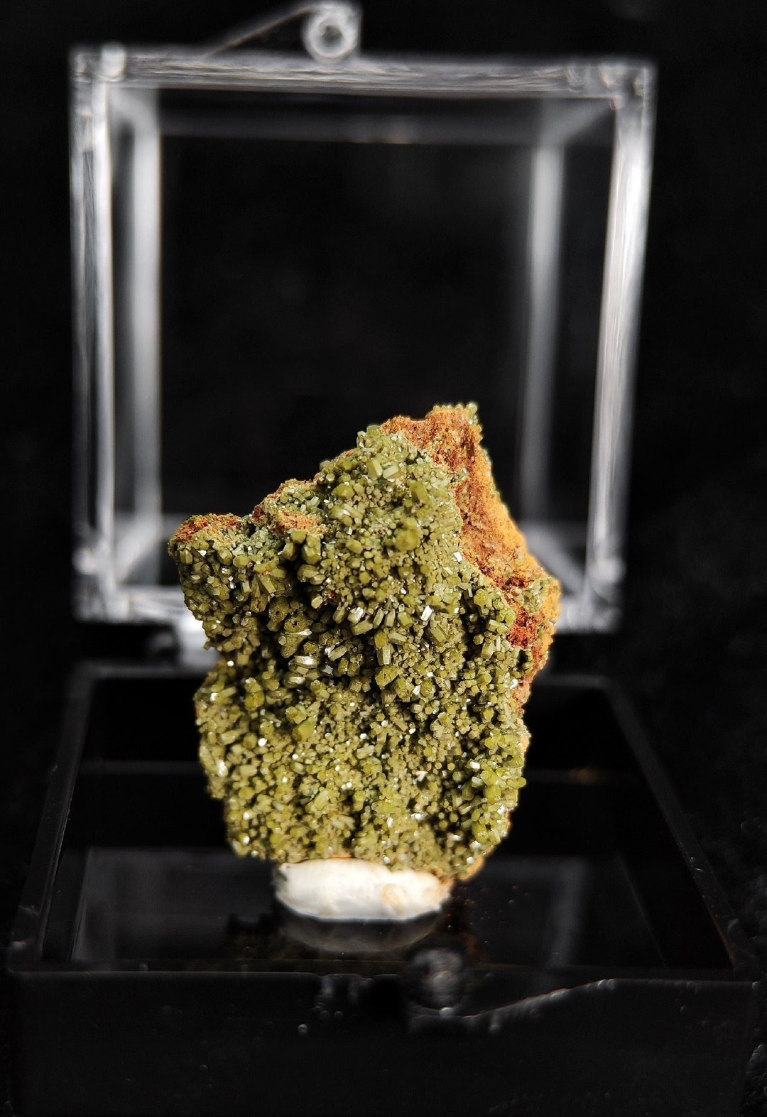 Natual Green Pyromorphite From Guangxi Province, China, 35mm Box Raw ...