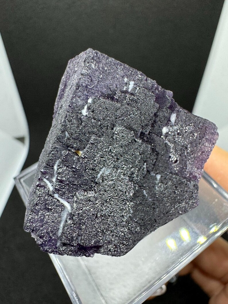 Deep Purple Single Piece Fluorite Specimen, Fluorite From Inner ...