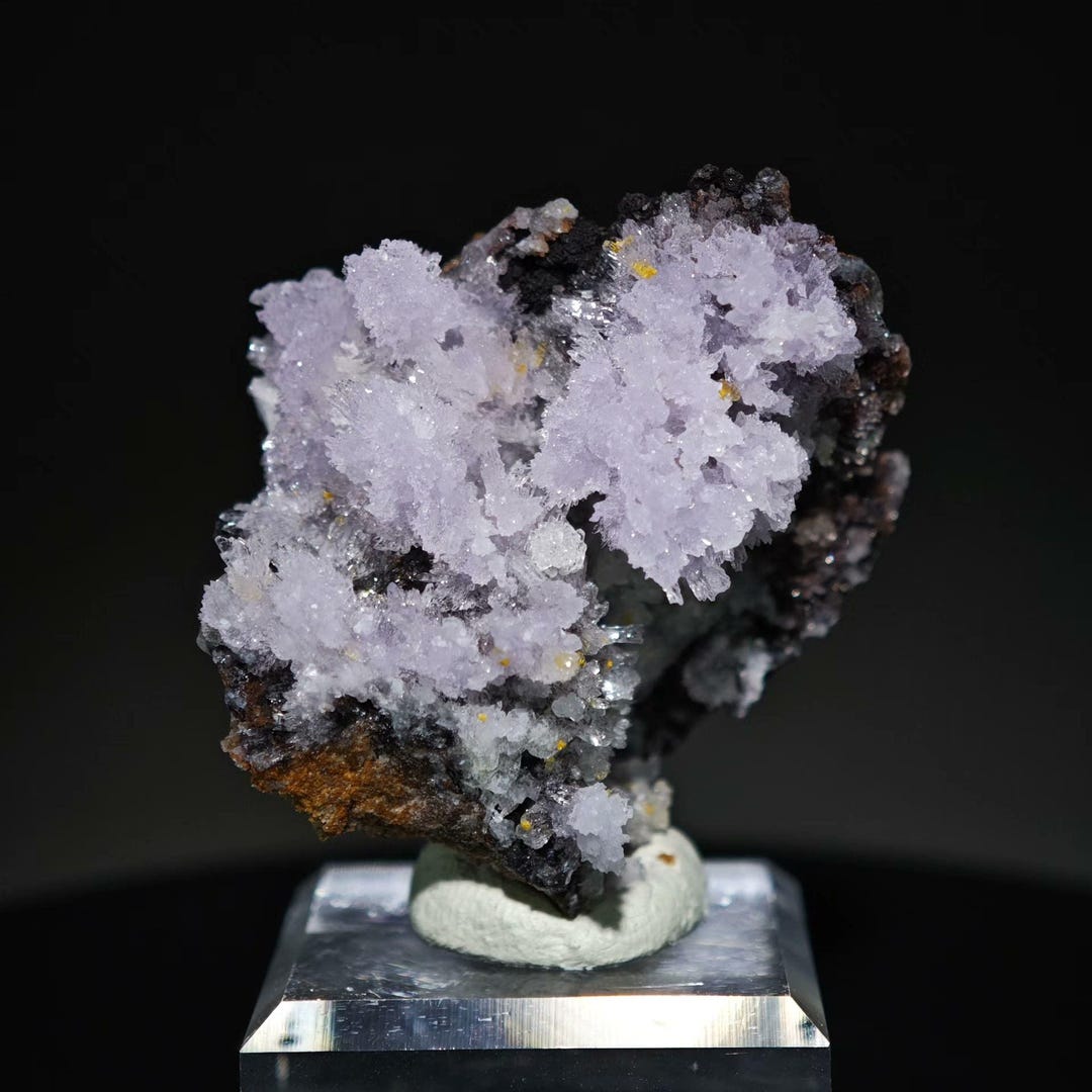 Natural Purple Creedite Cluster From Qinglong Mine, Guizhou, China ...