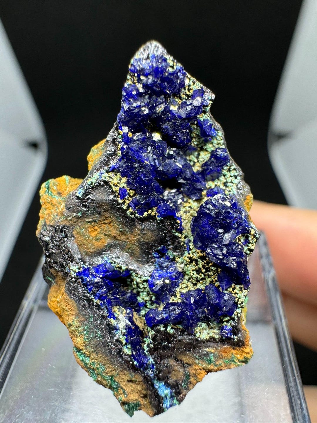 Natural Blue Azurite Malachite Specimen, Vibrant Blue Azurite From ...