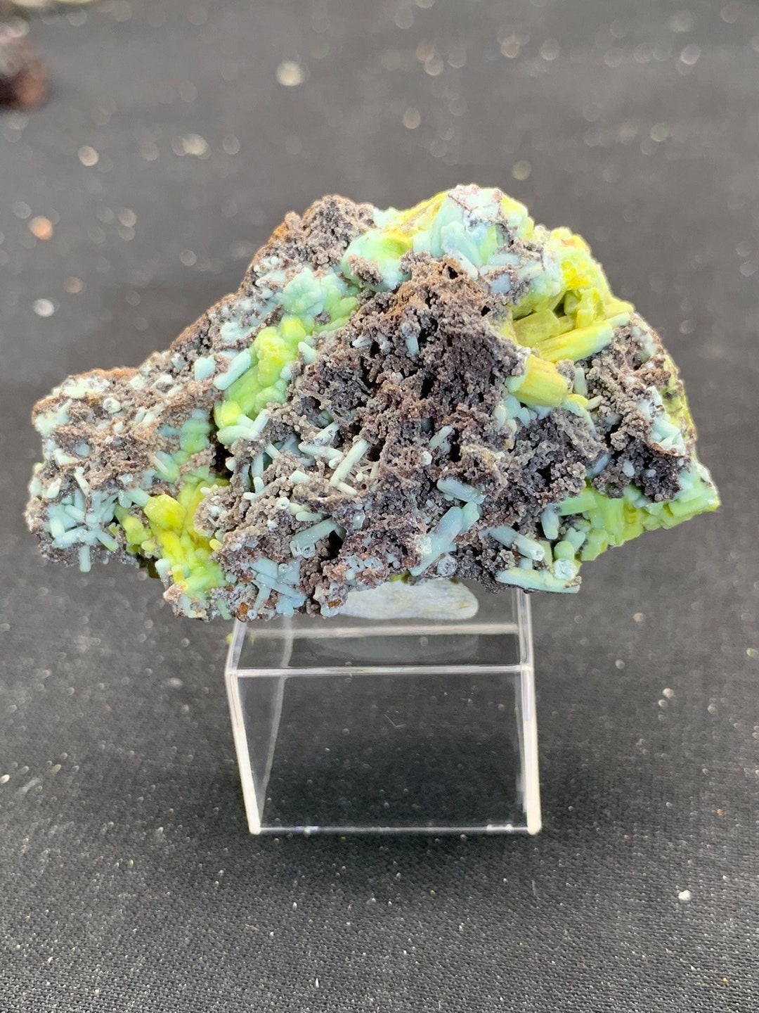 Plumbogummite Pseudomorph After Pyromorphite Crystal Cluster, Mineral ...