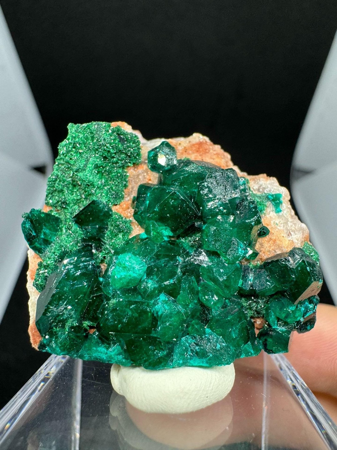 Raw Emerald Green Dioptase Crystal From Congo, Gemmy Dioptase Crystal ...