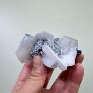 White Fluorescent Calcite Specimen From Longyan, Fujian, China, White ...