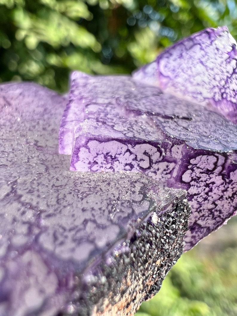 Natural Purple Fluorite Crystal From Qinglong Mine, Guizhou, China, QR ...