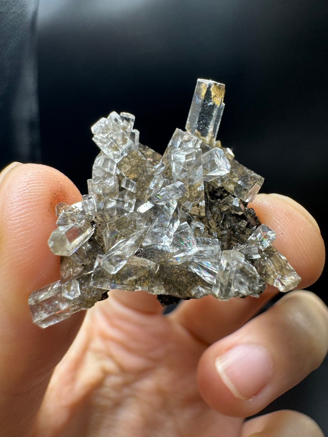 Clear Columnar Calcite Specimen from Fujian, China, Hexagon Calcite ...