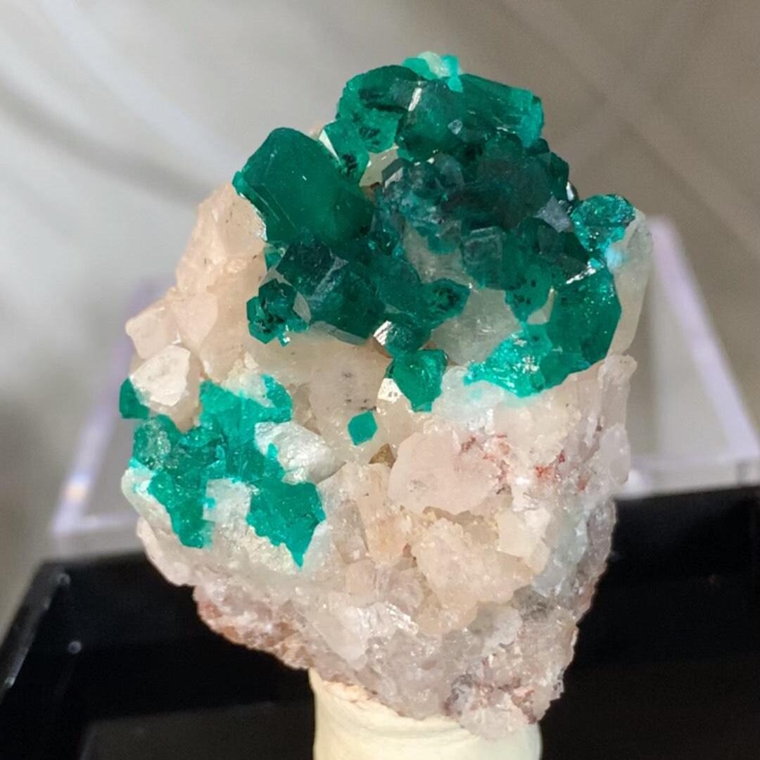 Raw Emerald Green Dioptase Crystal From Congo, Gemmy Dioptase With ...