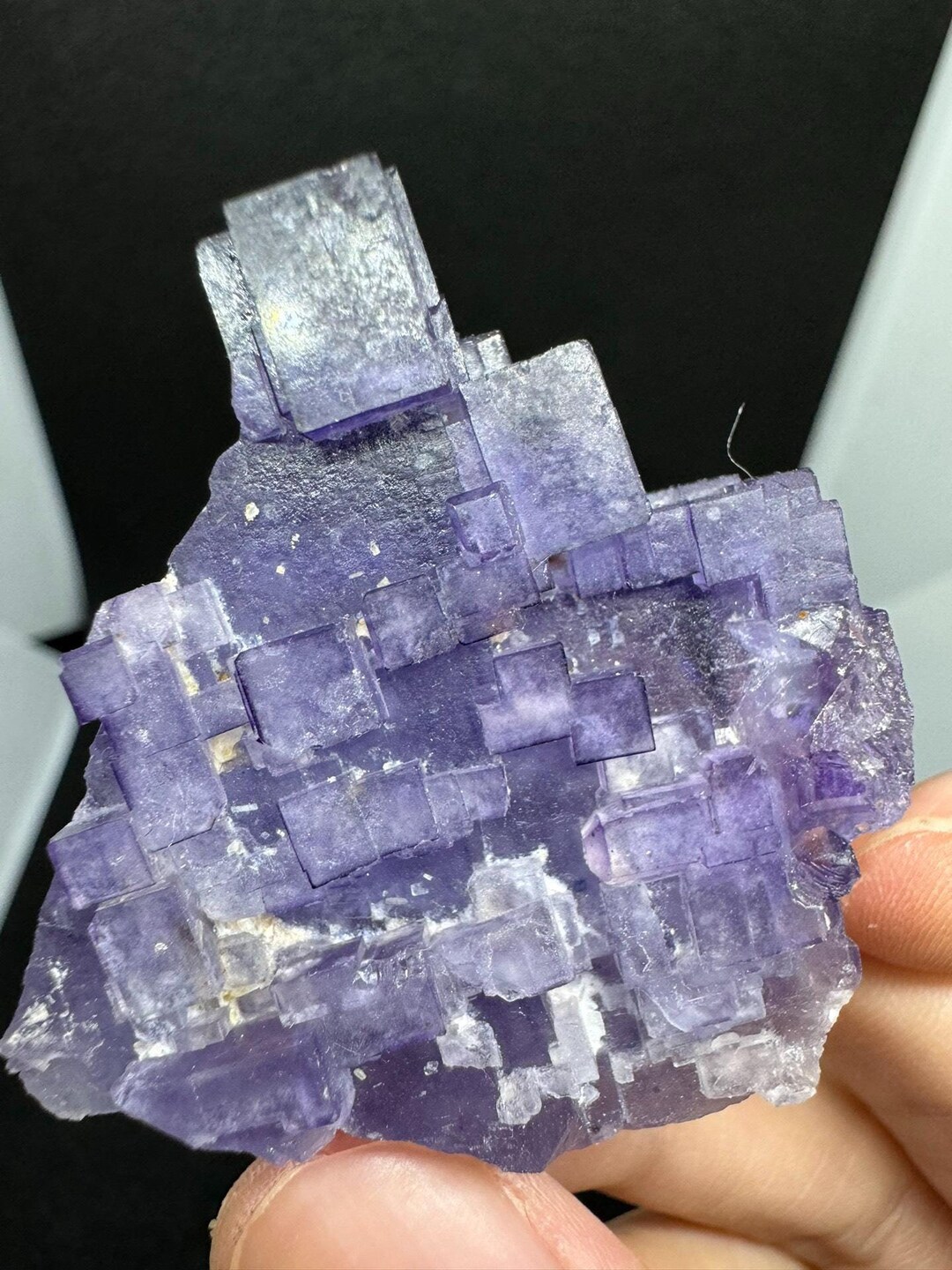 Purple Matrix Fluorite Piece From XJ, China, Matrix Fluorite Mineral ...