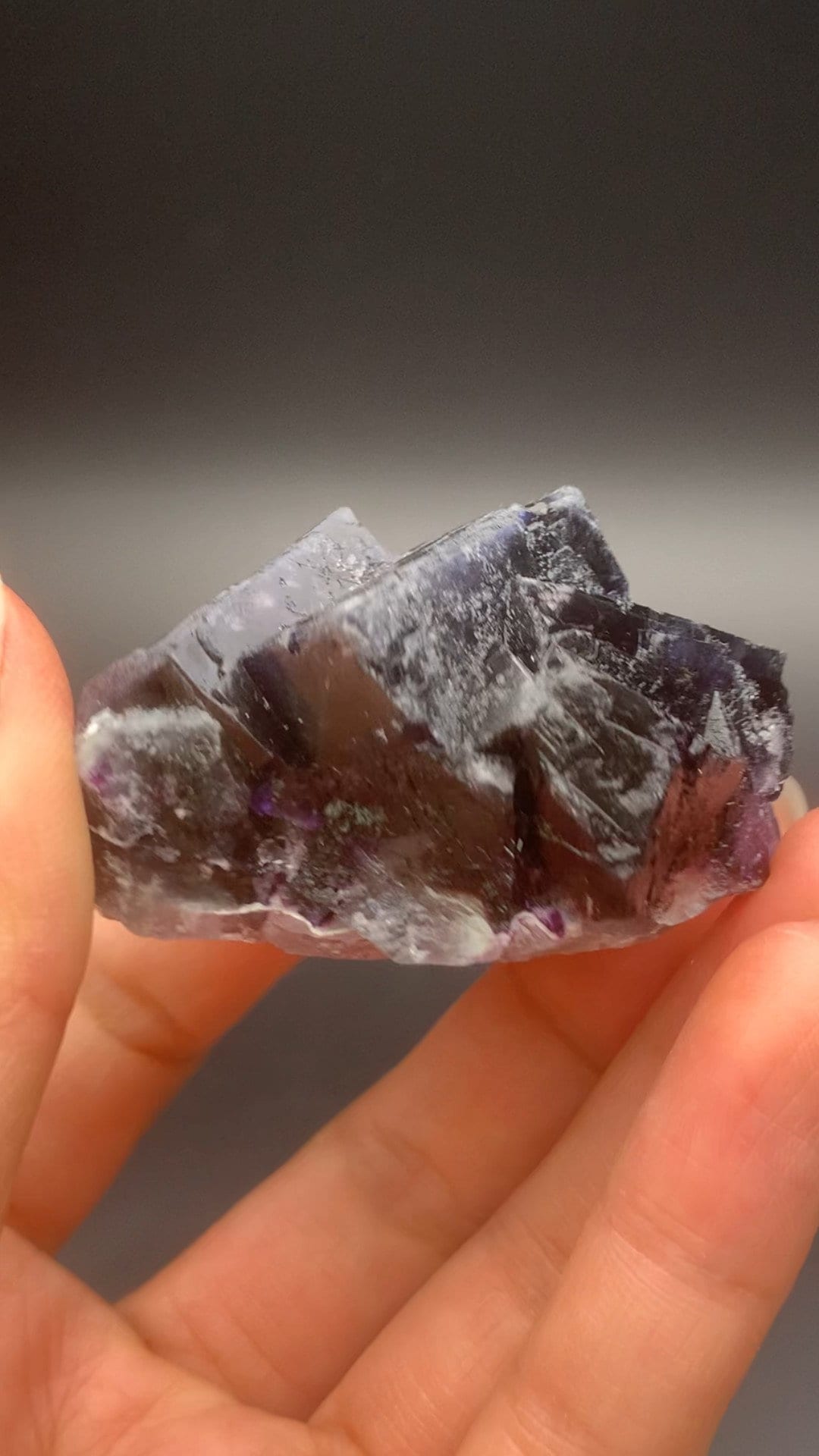 Purple Phantom Fluorite Specimen From Yindu Mine, Inner Mongolia, China ...
