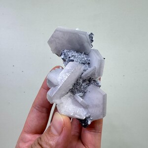 White Fluorescent Calcite Specimen From Longyan, Fujian, China, White ...