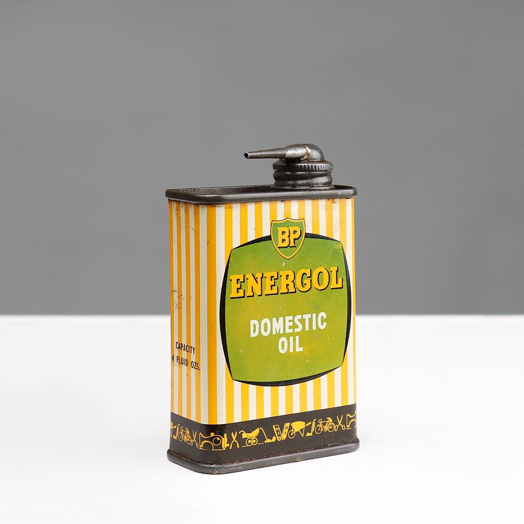 Vintage BP Domestic Oil Can, Collector's Item 1920s - Etsy