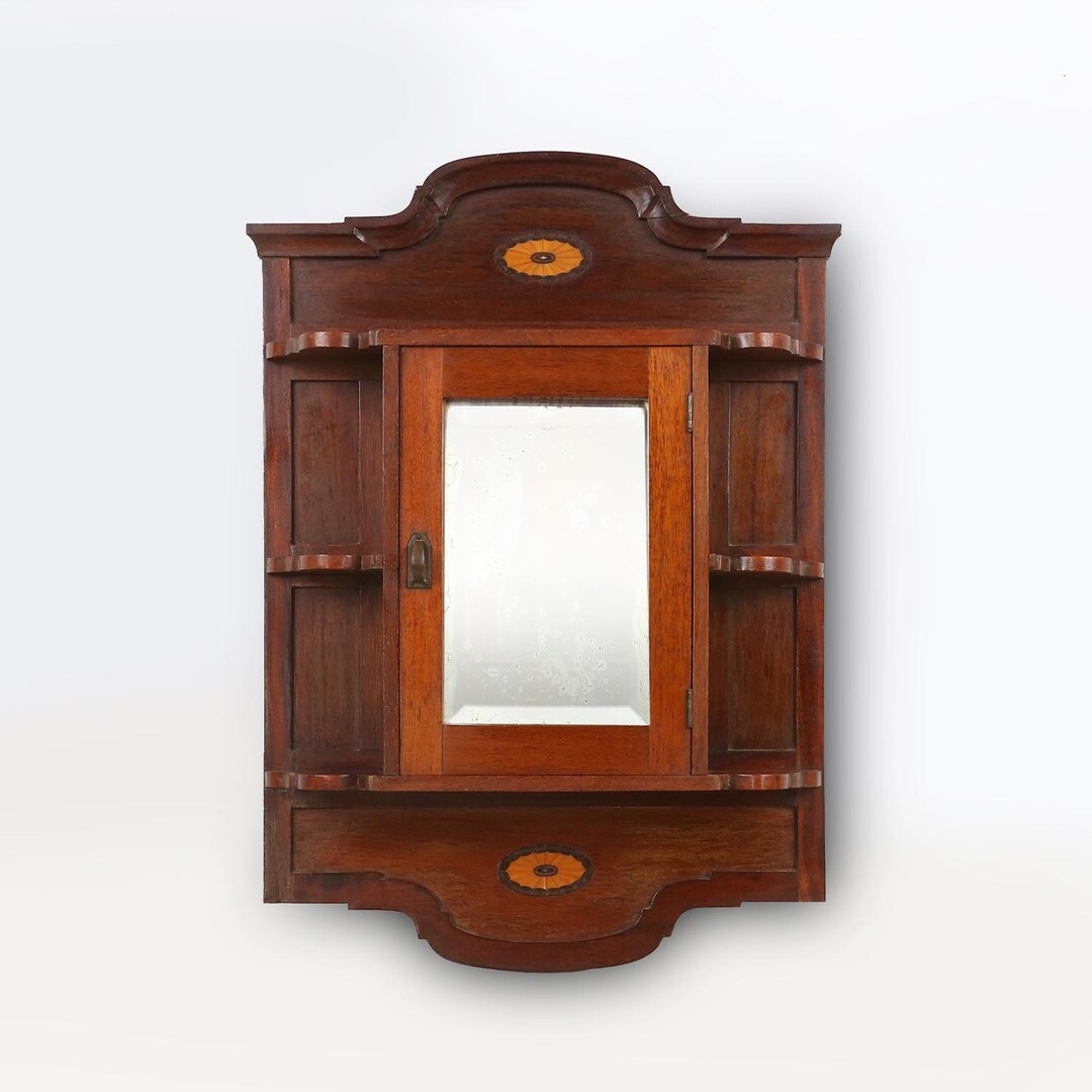 French Art Deco Shaving Cabinet With Mirror, 1920s - Etsy