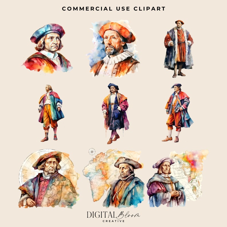 Columbus Day Clipart, Christopher Columbus Clip Art, Discovery of ...
