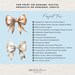 Neutral Bows Clipart, Bow PNG Graphics, Coquette Bows, Baby Shower ...