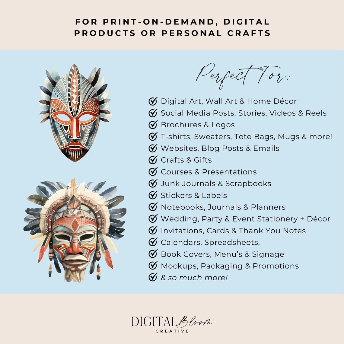 African Zulu Mask Clipart PNG Watercolor Indigenous Tribal Clip Art ...