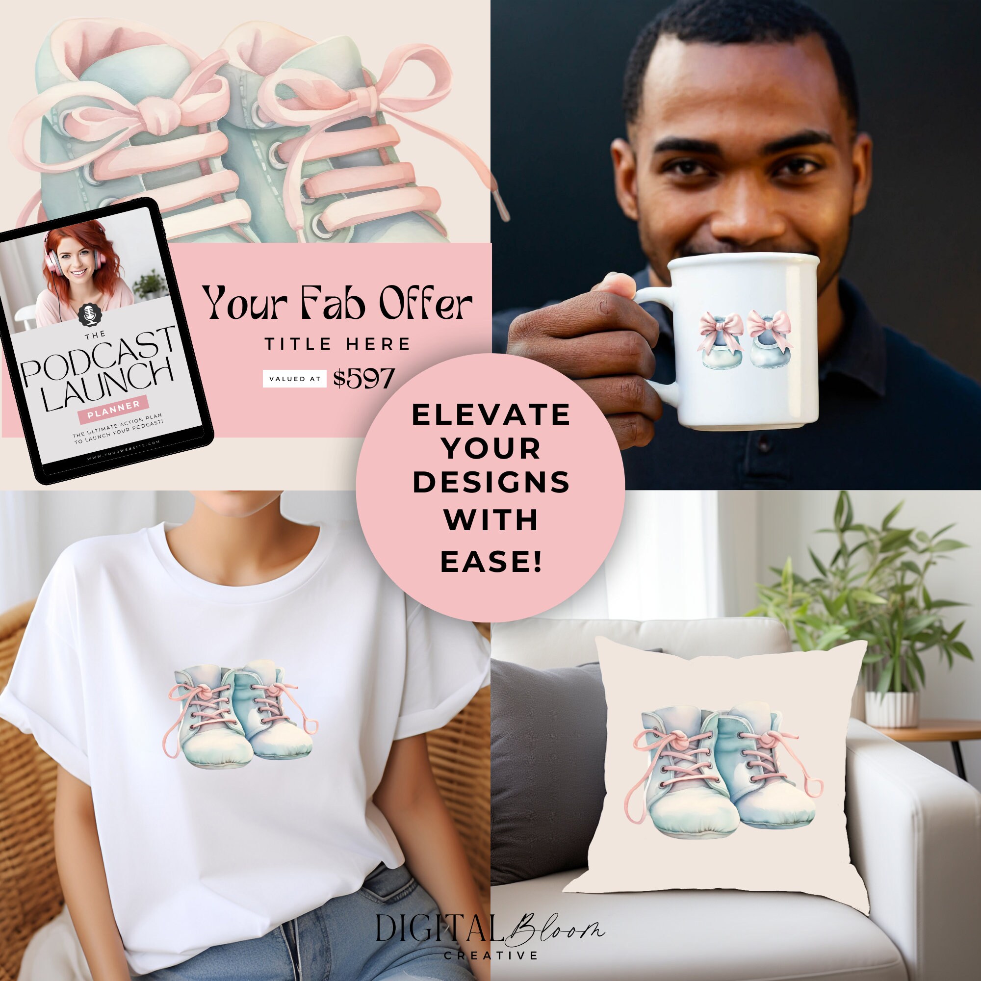 Baby Booties Clipart Boy Shoes Colorful Girls Booty Clip Art Newborn ...