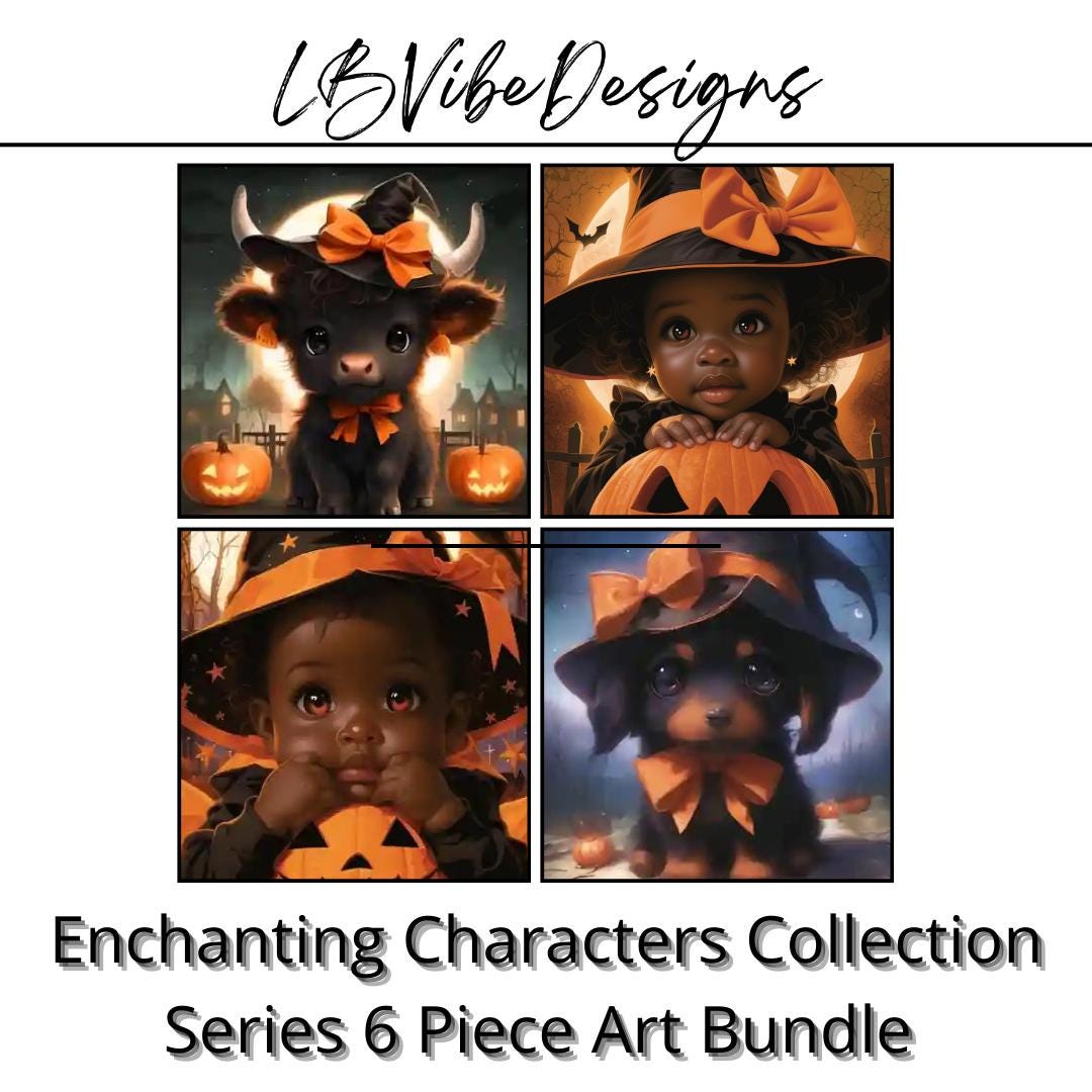 Enchanting Characters Collection |wall Art|clipart|tv Art|t-shirts|mugs ...