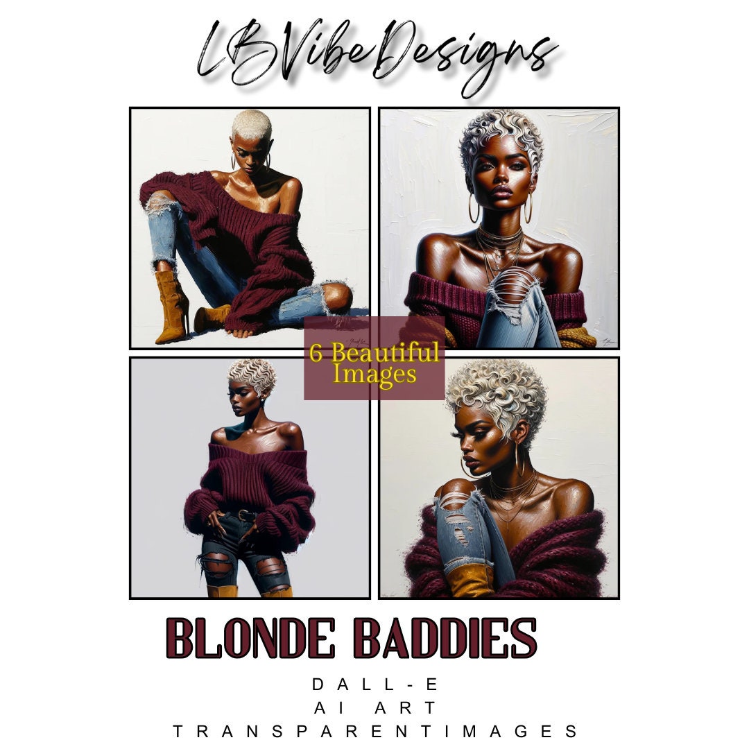 Blonde Baddies AI Art - Etsy