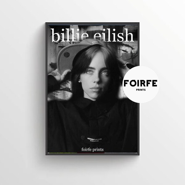 Billie Eilish Poster - Etsy