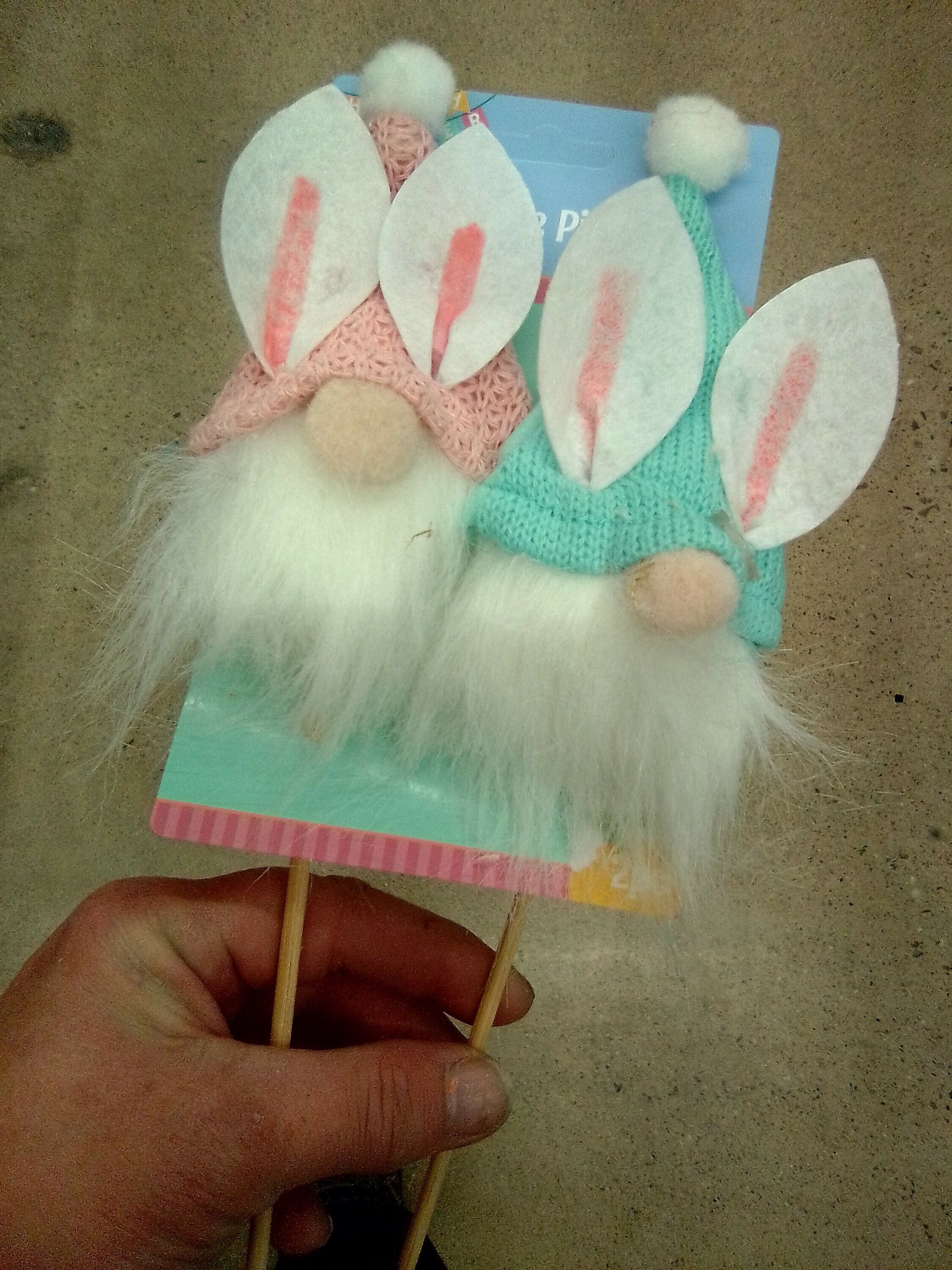 Easter Knomes Pastel Knomes Bunnies Easter Bunny Knomes Picks - Etsy