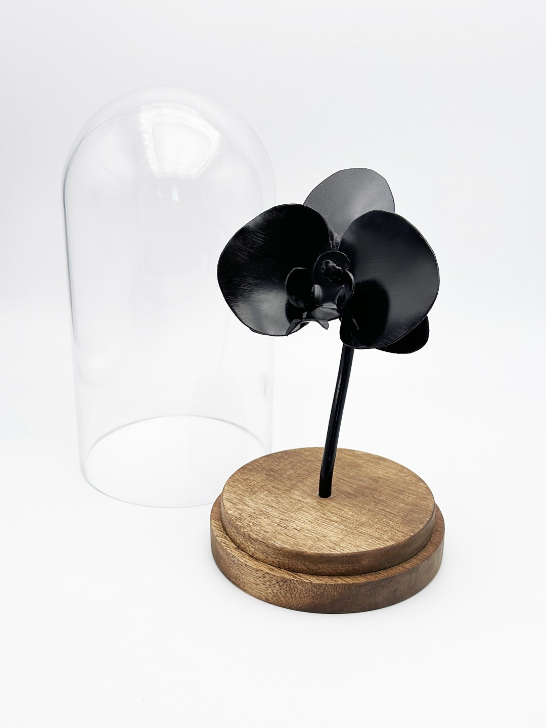 Wrought Iron Flower, Orchid Decoration, Wrought Iron Decorative Object ...