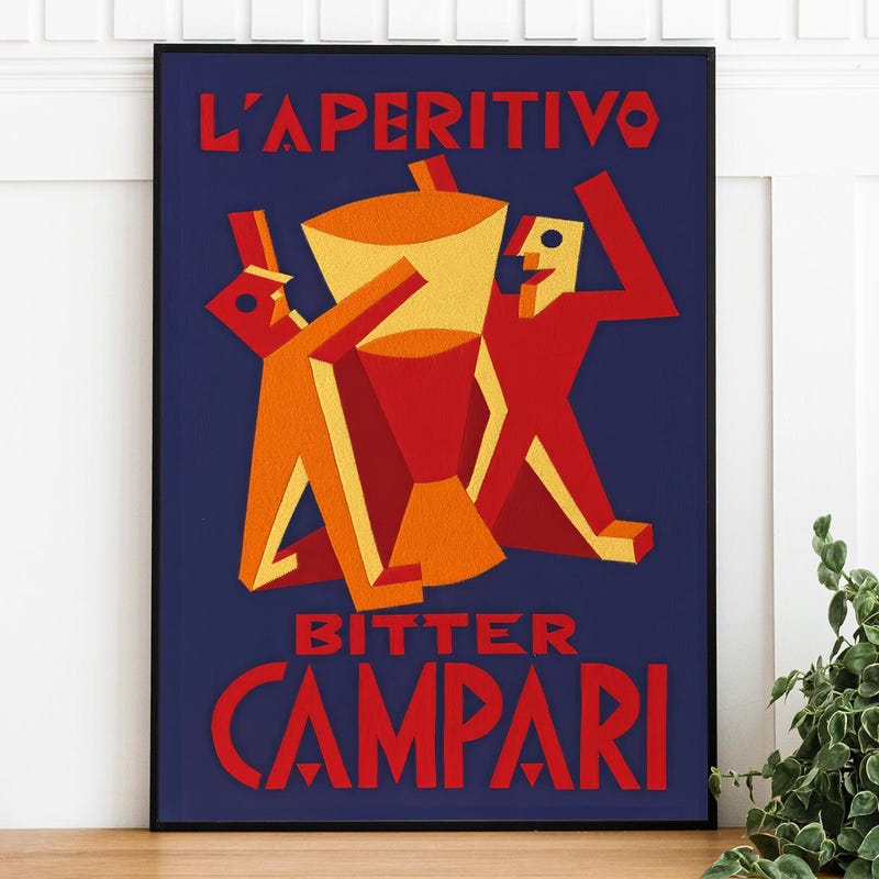 Campari Print - Etsy
