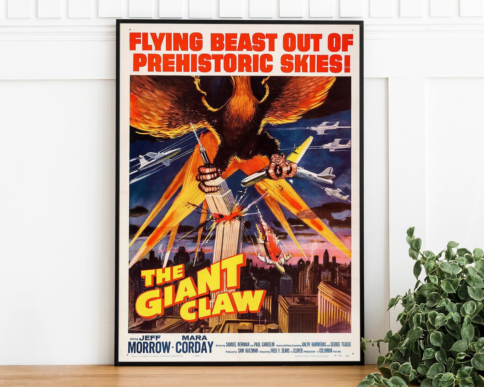 Vintage the Giant Claw Movie Poster, Vintage Digital Download, Trendy ...