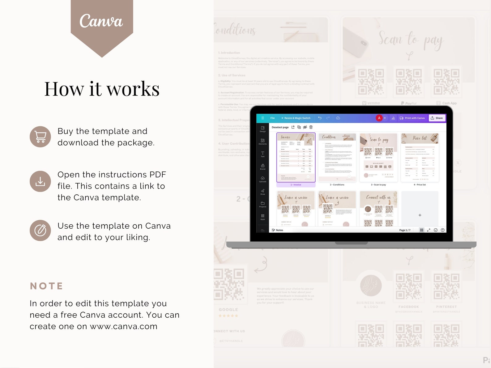 Leave Us a Review Scan QR Code Sign | Customer Feedback Google Review ...
