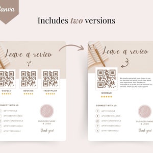 Leave Us a Review Scan QR Code Sign | Customer Feedback Google Review ...