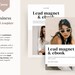 Beige Aesthetic Lead Magnet Ebook Template for Coaches | Fully Editable ...