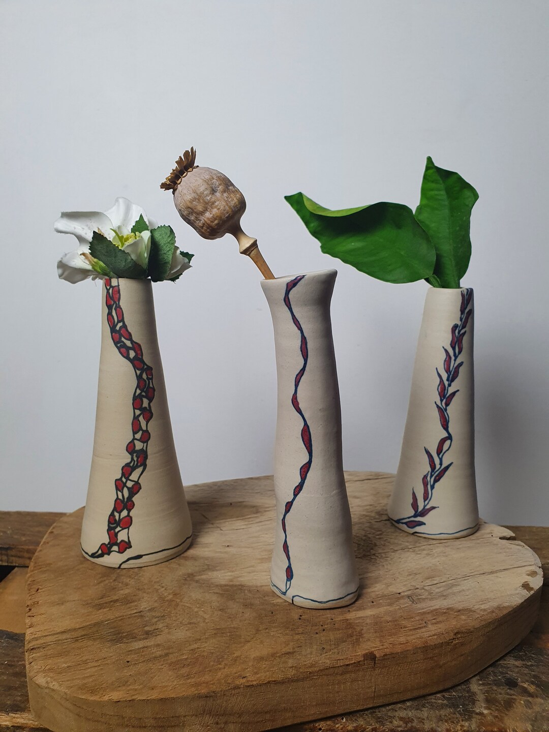 Ceramic Vases, Soliflore, Stoneware - Etsy