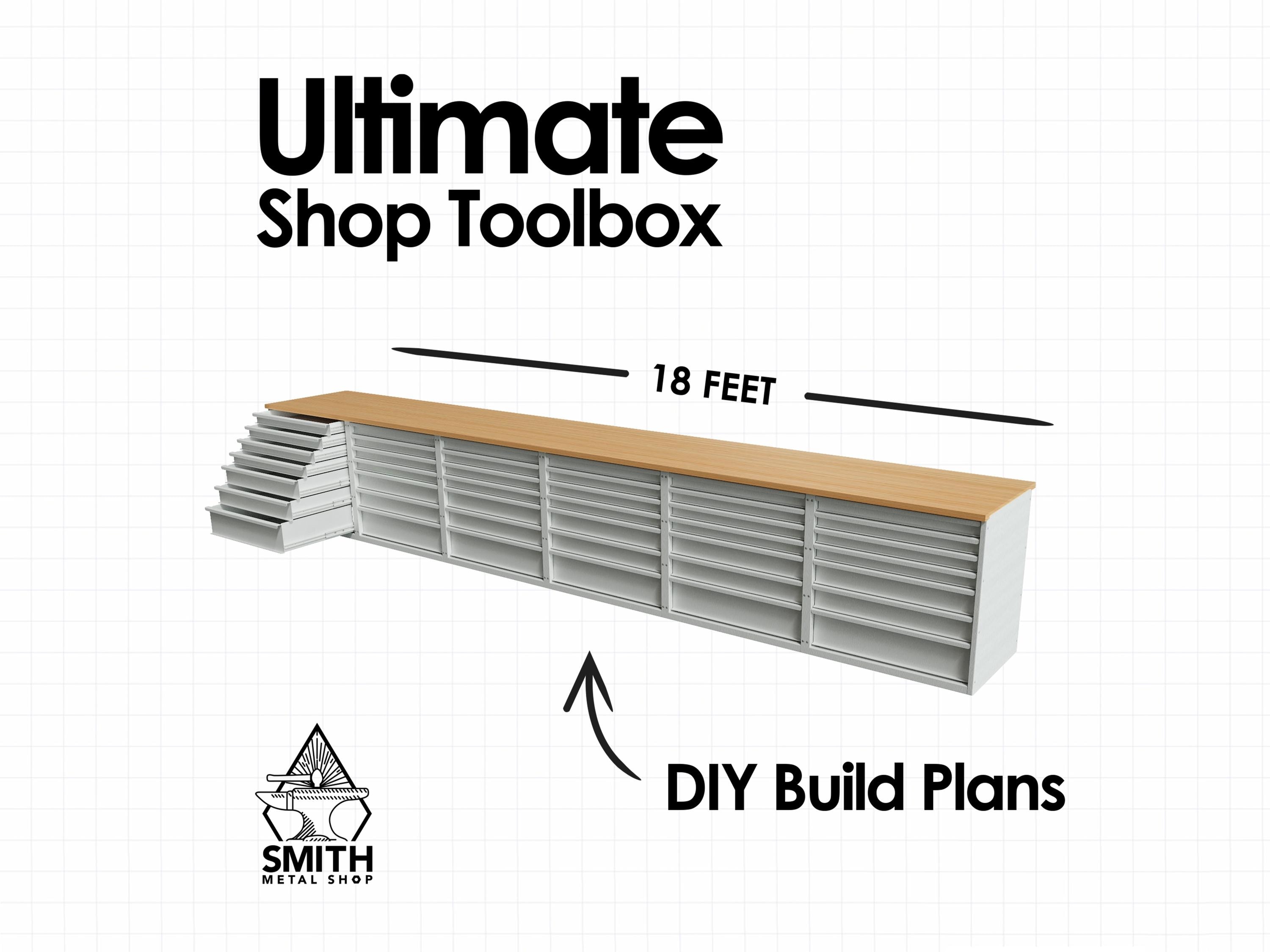 Aluminum Shop Toolbox DIY Plans: Metal Fabrication, Drawer Design (PDF ...
