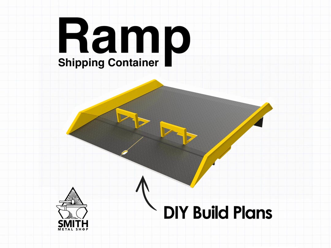 Heavy-duty Container Ramp for Forklifts – DIY Metalworking Plans Set - Etsy