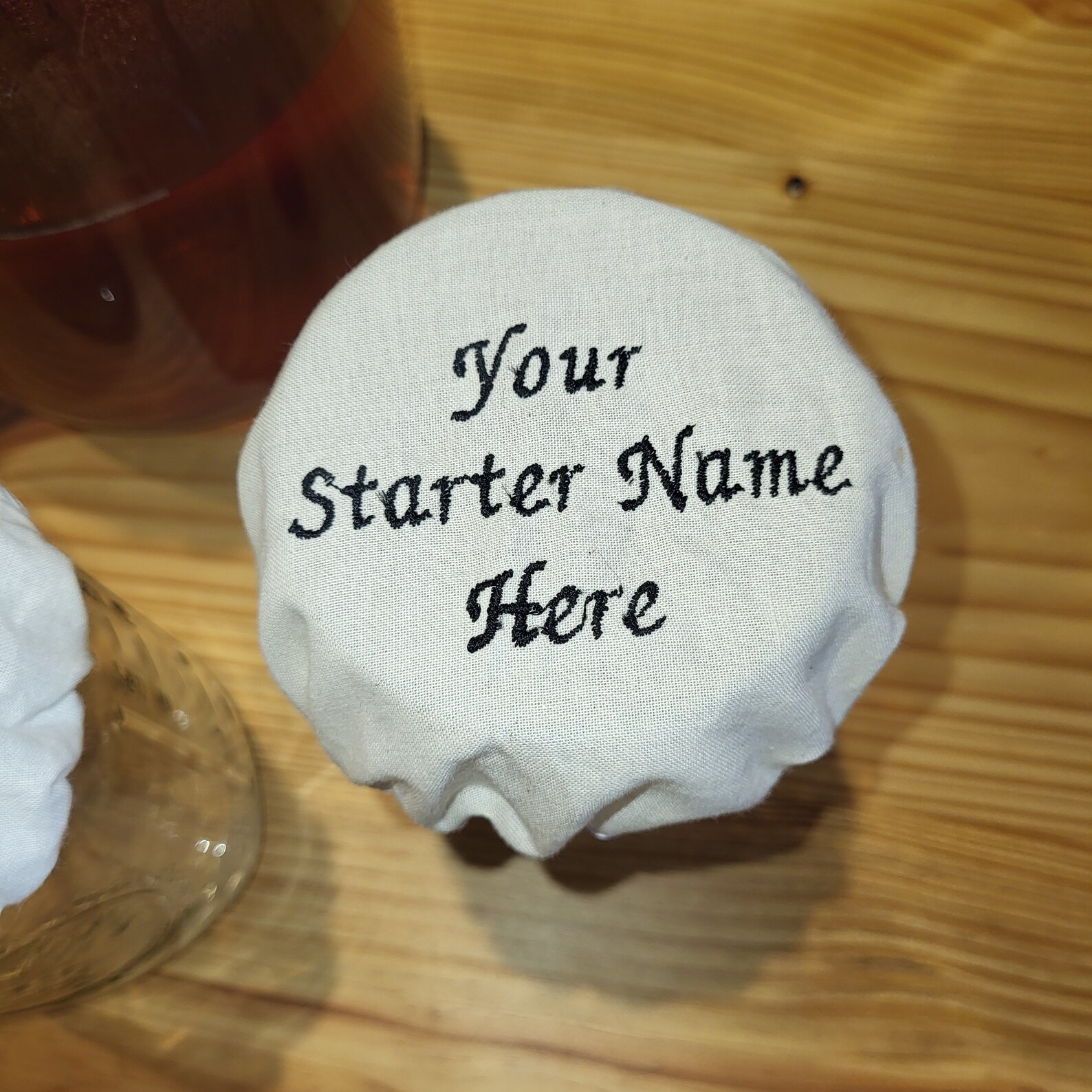 Custom Fermentation Jar Cover - Cloth, Reusable, Washable - Etsy