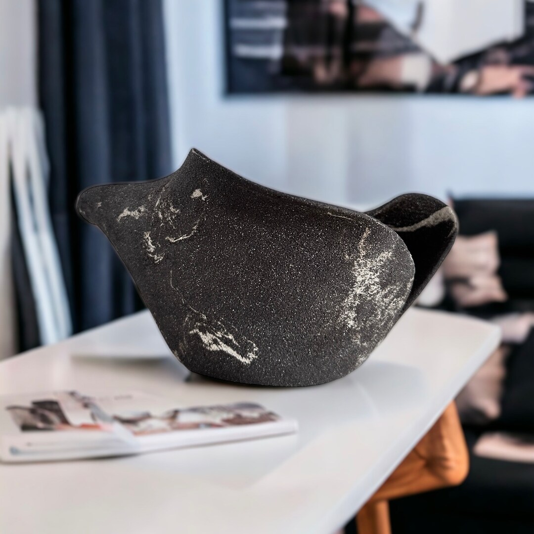 RA || Handmade Ceramic Vessel || Ceramic Textured Vessel || Unique ...