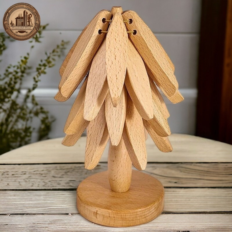 Wooden Table Mat Wooden Placemat Table Mat House Warming Gift Modern ...